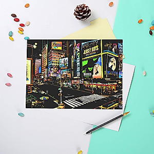 Scratch Art for Teens & Adults, Rainbow Engraving Painting Landscape Scratchboard(A4) Crafts Set: 8 Sheets with 4 Tools - New York, Statue of Liberty, Golden Gate Bridge, Manarola (America/Europe)