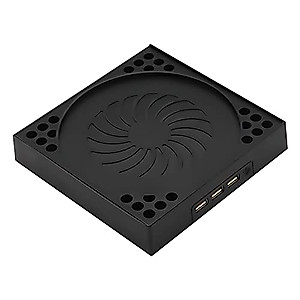 Raryars Cooling Fan for Xbox Series X with 3 USB Port Xbox Series X External Cooler Turbo Temperature Control Fan Console Standing Mount Cooling System