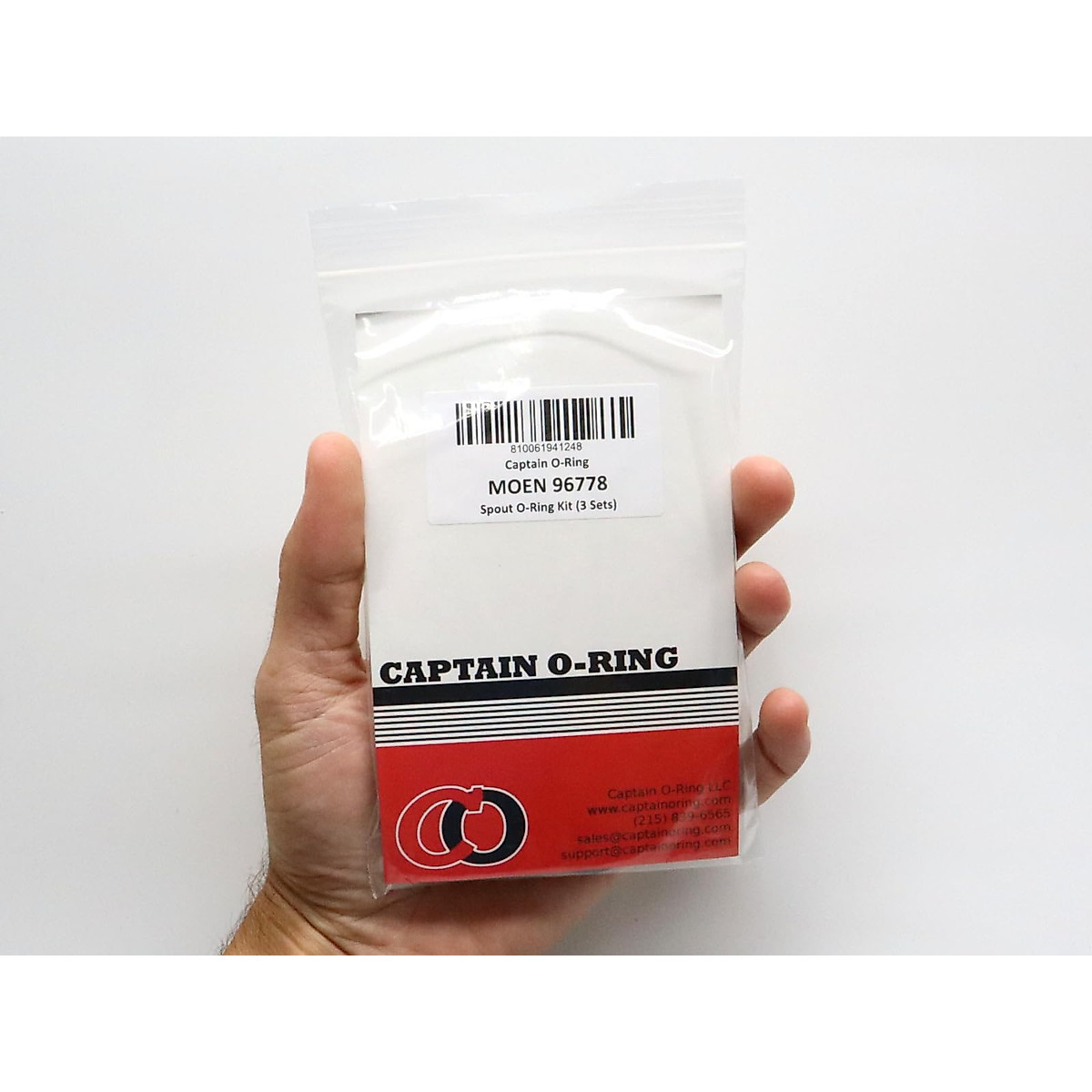 Captain O-Ring – Replacement 96778 O-Ring Kit for Specific Moen Spouts (3 Sets, 9 O-Rings)