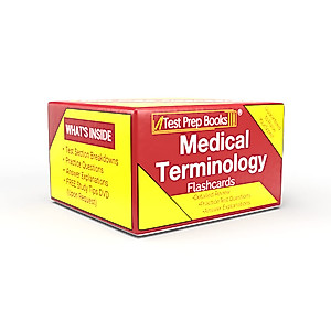 Medical Terminology Study Cards 2024-2025: Med Term Review for Health Professionals [Full Color Cards]