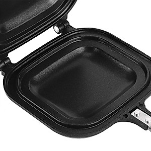 Fry Pan,Double-Sided Multifunction Fry Pan Sandwich Toaster Breakfast Maker Nonstick Baking Pan Sandwich Maker