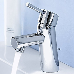 GROHE 3427000A Concetto, Single Hole Single-Handle S-Size Bathroom Faucet 1.2 GPM, Chrome
