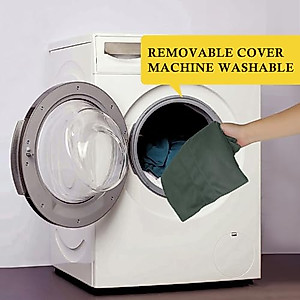 Fowong Adjustable 30" to 36" Door Guard Block - Noise/Cold Air/Wind/Breeze/Light Soundproofing Door Sweep Seal for Large Gap, Dark Gray