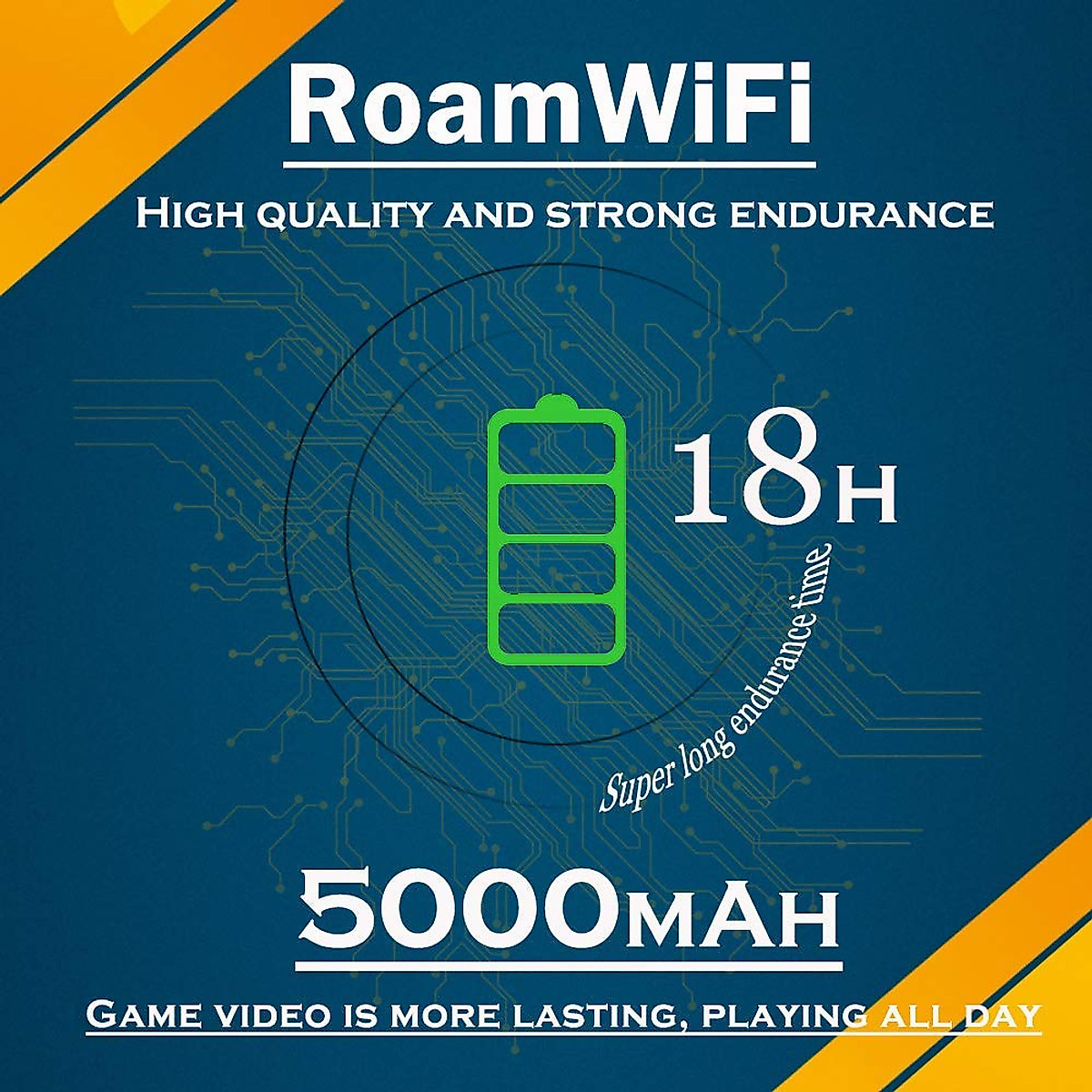 RoamWiFi 4G LTE WiFi Mobile Hotspot, Local & International Coverage Travel Router in 170+ Countries,No Contract or SIM Card Required,10 Connected Devices, US 50GB & Global 1GB Data 60Day