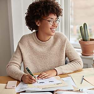 ANINKABOVE Zodiac Sign Ballpoint Pen (1 Pen, 3-Sided) Zodiac Pen Gift, Cool Pens Constellation Design, Zodiac Gifts Pretty Pens - Fancy Pens Great Astrology Gifts for Women and Men (Taurus Pen)