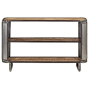 vidaXL Sideboard Coffee Bar Cabinet with Shelves Modern Console Table for Kitchen Dining Room Living Room Hallway Entrance Solid Wood Mango