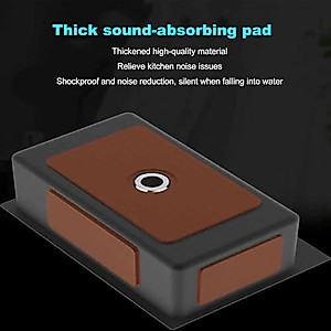 Commercial kitchen sink, household sink, vegetable basin single sink, commercial restaurant kitchen sink, washbasin, suitable for garage, restaurant, kitchen, laundry room, outdoor(55x45x80cm/21.6x17.