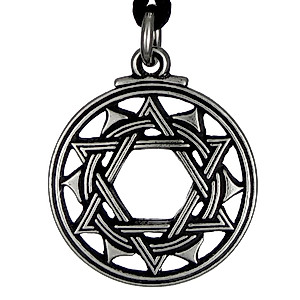 Star of Inner Balance Pendant Hexagram Necklace Jewelry