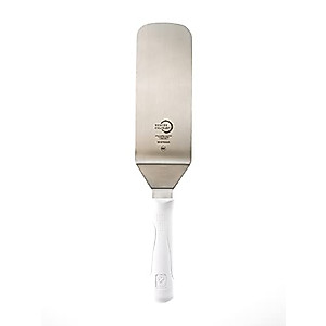 Mercer Culinary Millennia Turner Handle, 8 Inch x 3 Inch Blade, White Handle