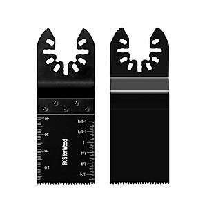 AIFICUT 100pcs Oscillating Saw Blades Universal Wood Multitool Blades Quick Release Oscillating Tool Blades Kits Fit Porter Cable Black & Decker Rockwell Ridgid Ryobi Milwaukee Chicago Craftsman
