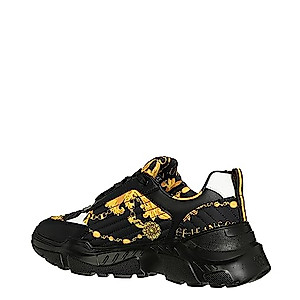 VERSACE JEANS COUTURE Men Speedtrack Sneakers Black 9 US