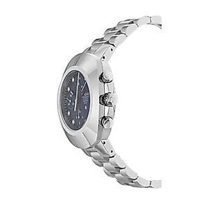 Rado Original Stainless Steel COSC Automatic Chronograph Blue Black Dial Mens Watch R12694163