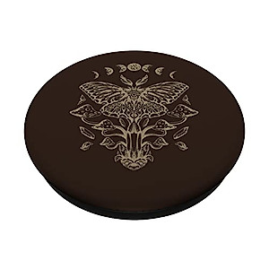 Butterfly Grunge Fairycore Aesthetic Luna Moth Mushrooms Y2K PopSockets Swappable PopGrip