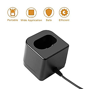 Shentec 6V Ni-MH/Ni-Cd Charger 900200 Compatible with Paslode 404717 B20544E BCPAS-404717 404400 900400 900420 900600 901000 902000 Pod Style Battery (Not for Li-ion Battery)