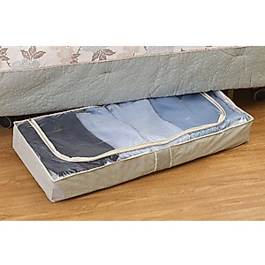 Household Essentials Underbed Storage Chest, Sage Green