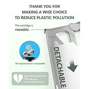 Refill Cartridge Compatible with ZEVO Plug-in Light M364 and Max, Replacement Refill Cards Glue Cards, 2 Pack Reuse Refill Cartridges Plus with 8 Piece Extra Glue Cards