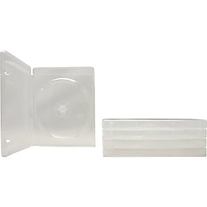 Square Deal Recordings & Supplies - (5) Empty Standard Clear 14MM Replacement Boxes - Compatible with Playstation 3 (PS3) - #VGBR14PS3CL