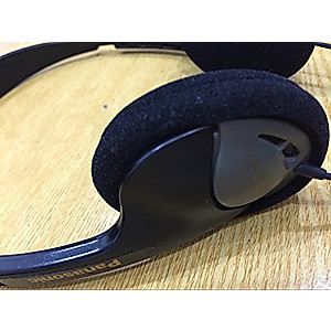 3 Pair Replacement Ear Pads Repair Parts for use with Panasonic Technics Technics RP-HT21 RP-HT41 RP-HT010 RP-HT030 Headphones Earmuffs (Sponge Ear Pads)
