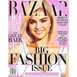 Harper's Bazaar Magazine (March, 2018) Selena Gomez Cover Single Issue Magazine