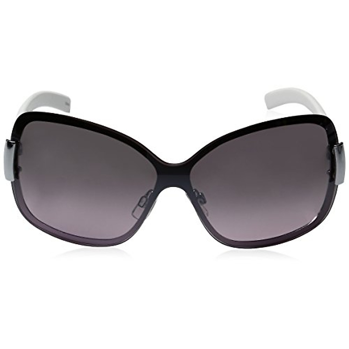 Circus NY by Sam Edelman Women's CC201 Metal Shield Rectangular Sunglasses with UV400 Protection - Trendy Gifts for Her, 132mm