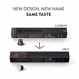 Nespresso Capsules OriginalLine, Roma Intenso, Medium Roast Coffee, 50 Count Coffee Pods, Brews 1.35oz (ORIGINAL LINE ONLY)