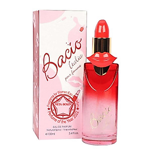 META-BOSEM Bacio Italia Pour Femme, Women Perfume Eau de Parfum Natural Spray- Spicy Oriental Fragrance - Jasmine Notes - Great Holiday Gift - for All Day Use - a Classic Bottle, 3.4 Fluid Ounce/100Ml