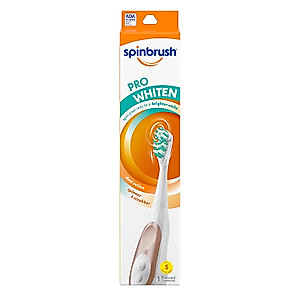 4 Pack: Arm and Hammer Spinbrush Pro Whitening Soft, Colors May Vary