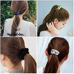 Hair Scrunchies Cotton Elastic Hair Band 15 Pcs Scrunchies for Hair Accessories for Women or Girls