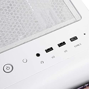 Silverstone Technology SETA A1 Rose Gold on White Premium ATX/Micro-ATX Case with Temperd Glass - SEA1GW-G