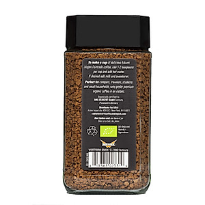 Mount Hagen 3.53oz Organic Freeze Dried Instant Coffee | Eco-friendly Coffee Made From Organic Medium Roast Arabica Beans | Organic, Fair-Trade Coffee Instant [3.53oz Jar]