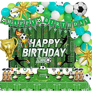 CSTYWC 50PCS Soccer Treat Bags Gift Bags Soccer Party Favors Bag Heat Sealable Treat Candy Bags Soccer Cellophane Bag with Twist Ties For Sports Themed Party Supplies