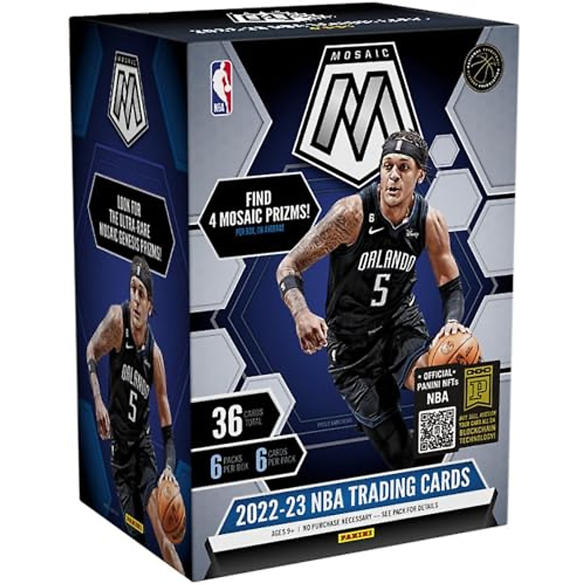 2023 Panini Mosaic Basketball Card Blaster Box - 36 Basketball Cards per Box
