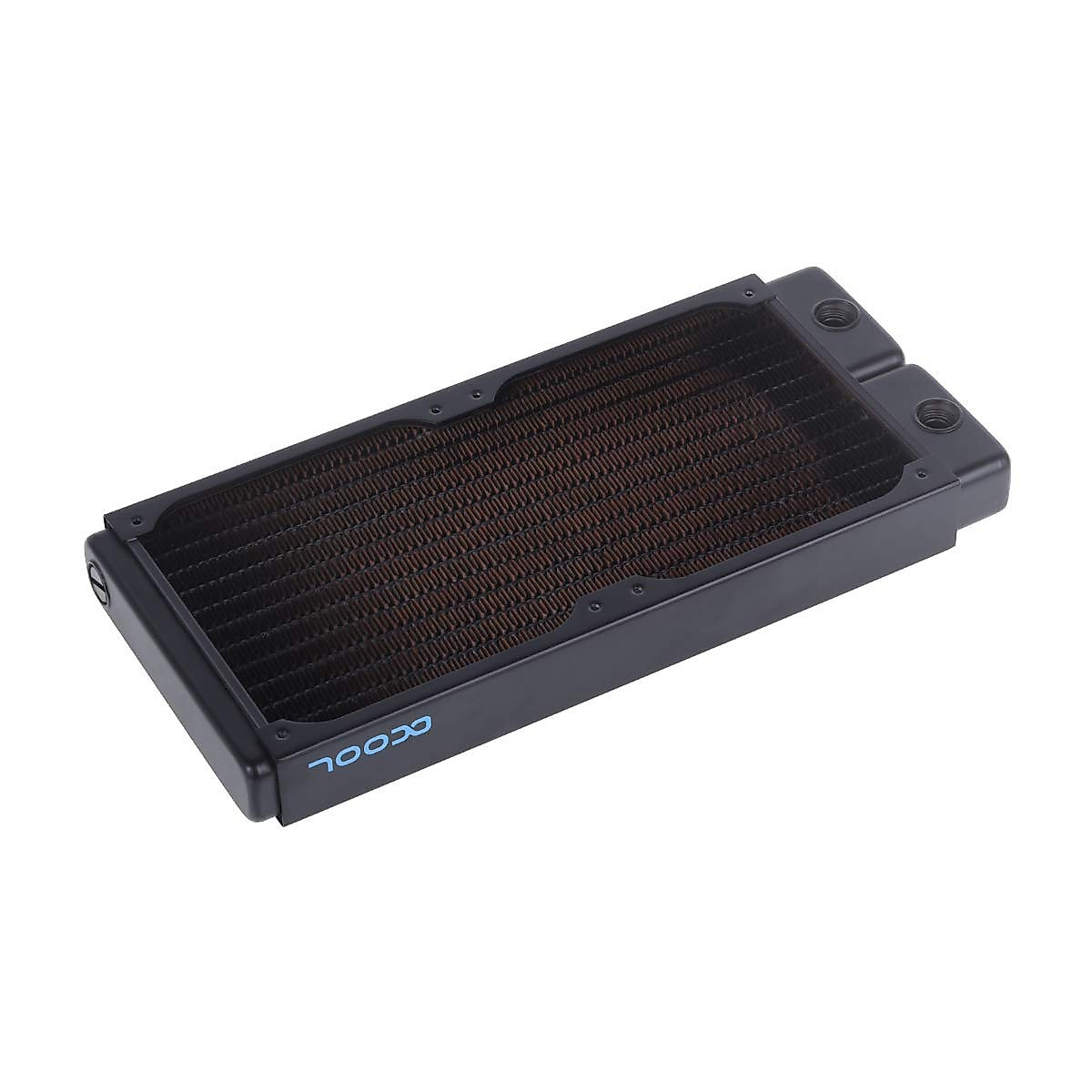 Alphacool NexXxos ST30 Full Copper 240mm Radiator V.2, 120mm x 2, Dual Fan, Black