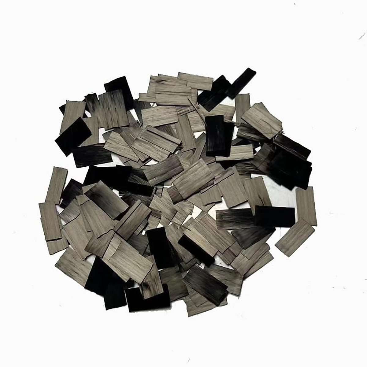 18mm Sheet-Like Short Cut Carbon Fiber Automotive Modification Filling Pattern Texture Pattern (1000, Grams)