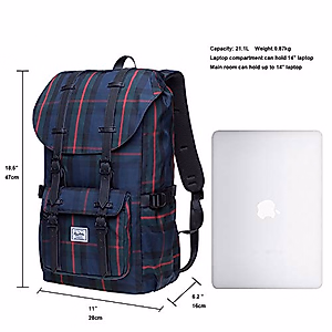 KAUKKO Laptop Travel Backpack, Outdoor Rucksack Fits 15.6 Inch Laptop(15-black)