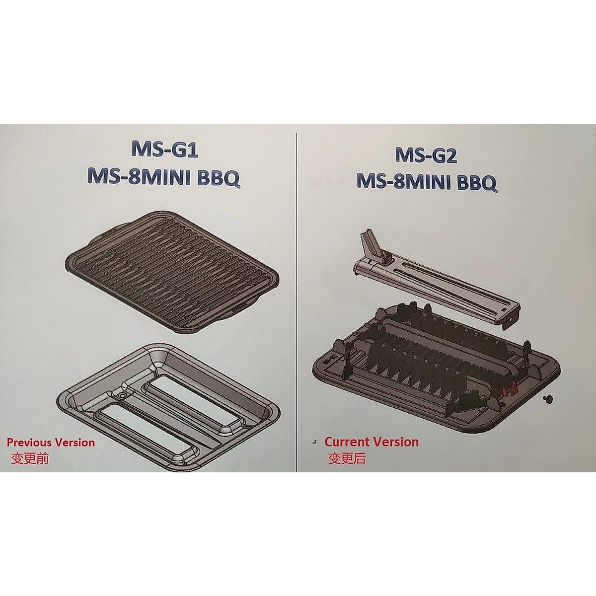 Maxsun Portable Tabletop BBQ Gas Grill Stove with Carrying Case, 7,250BTU, Camp Stove, Korean Style Barbecue,