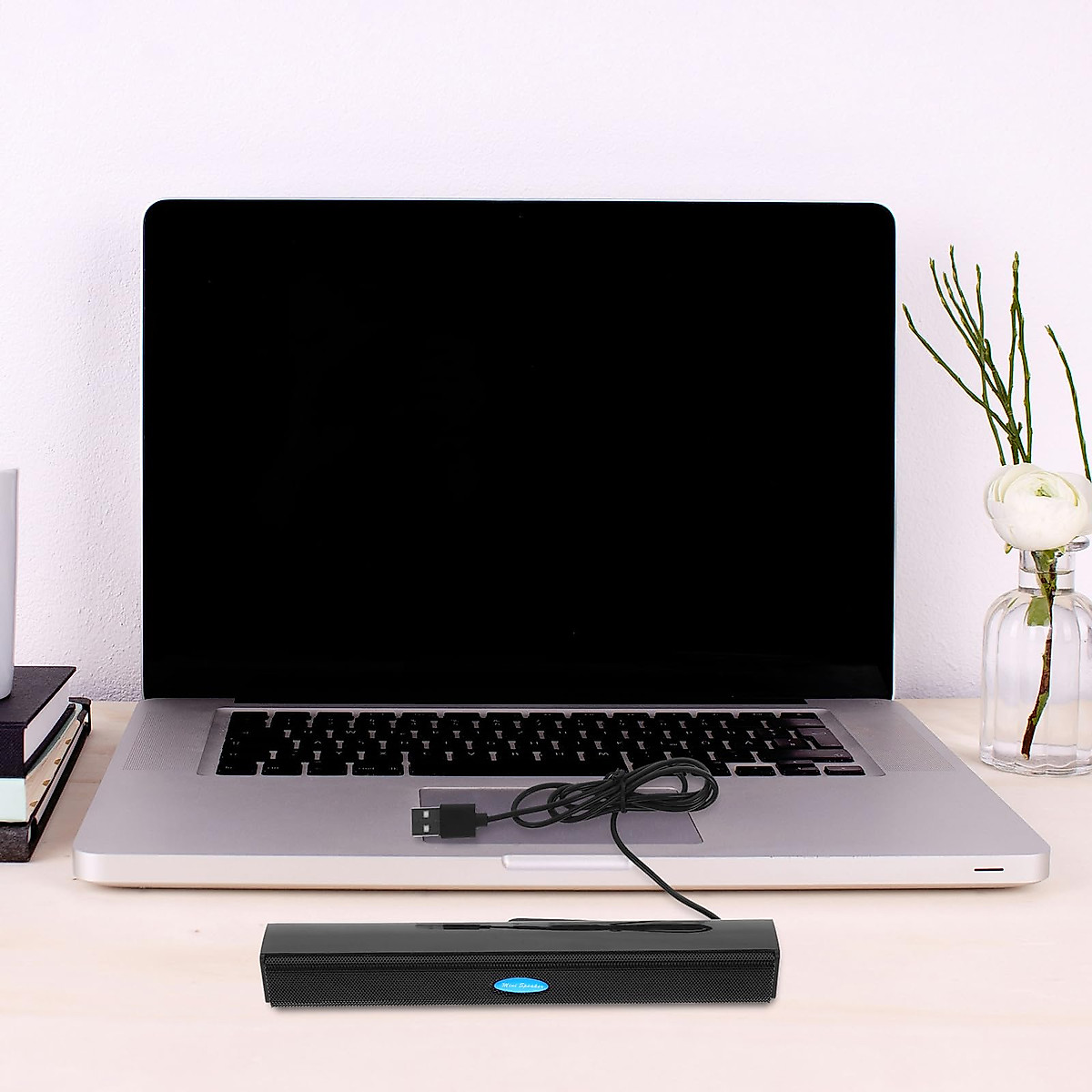 UKCOCO Sound Bars for TV, Small Surround Soundbar Speakers for PC/Gaming/Projectors