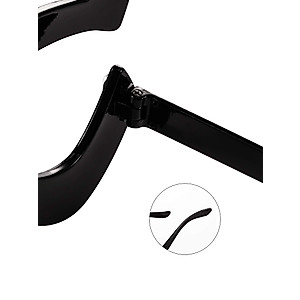 Frienda 9 Pairs 50th Birthday Glasses with Rhinestones Costume Sunglasses Novelty Eyewear Celebration Decoration(Black)