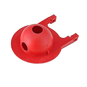 Korky, Pack of 1, Red 2021BP TOTO Toilet Repairs-Large 3-Inch Flapper-Easy to Install-Made in USA