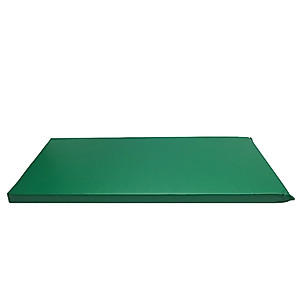 KinderMat, Rainbow Designer Mat, Green, 2-Inch Thick Rest Mat