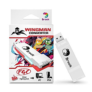 Brook Wingman FGC converter - an Arcade Joystick Converter, Built for PS5 Fighting Games, Supports Street Fighter 6 and Tekken 8