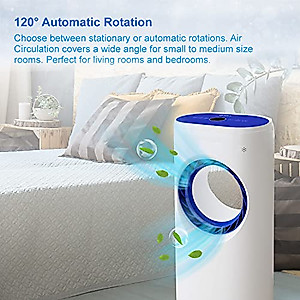 COOLS UP TO 7° F - Evaporative Cooling Fan, Portable Personal Air Cooling with Humidifier Water Tank. Includes Remote, Ice Packs, and 360° Caster Wheels. BUY FROM AN AMERICAN SMALL BUSINESS!