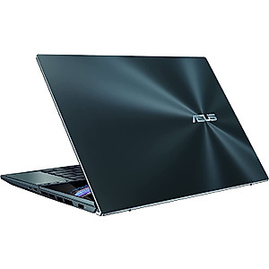ASUS ZenBook Pro Duo 15 UX582 15.6" 4K OLED Touchscreen (Intel 14-Core i7-12700H, 16GB DDR5 RAM, 1TB SSD, GeForce RTX 3060 6GB) Business Laptop, ScreenPad Plus, Backlit, IST HDMI, Stylus, Win 11 Pro