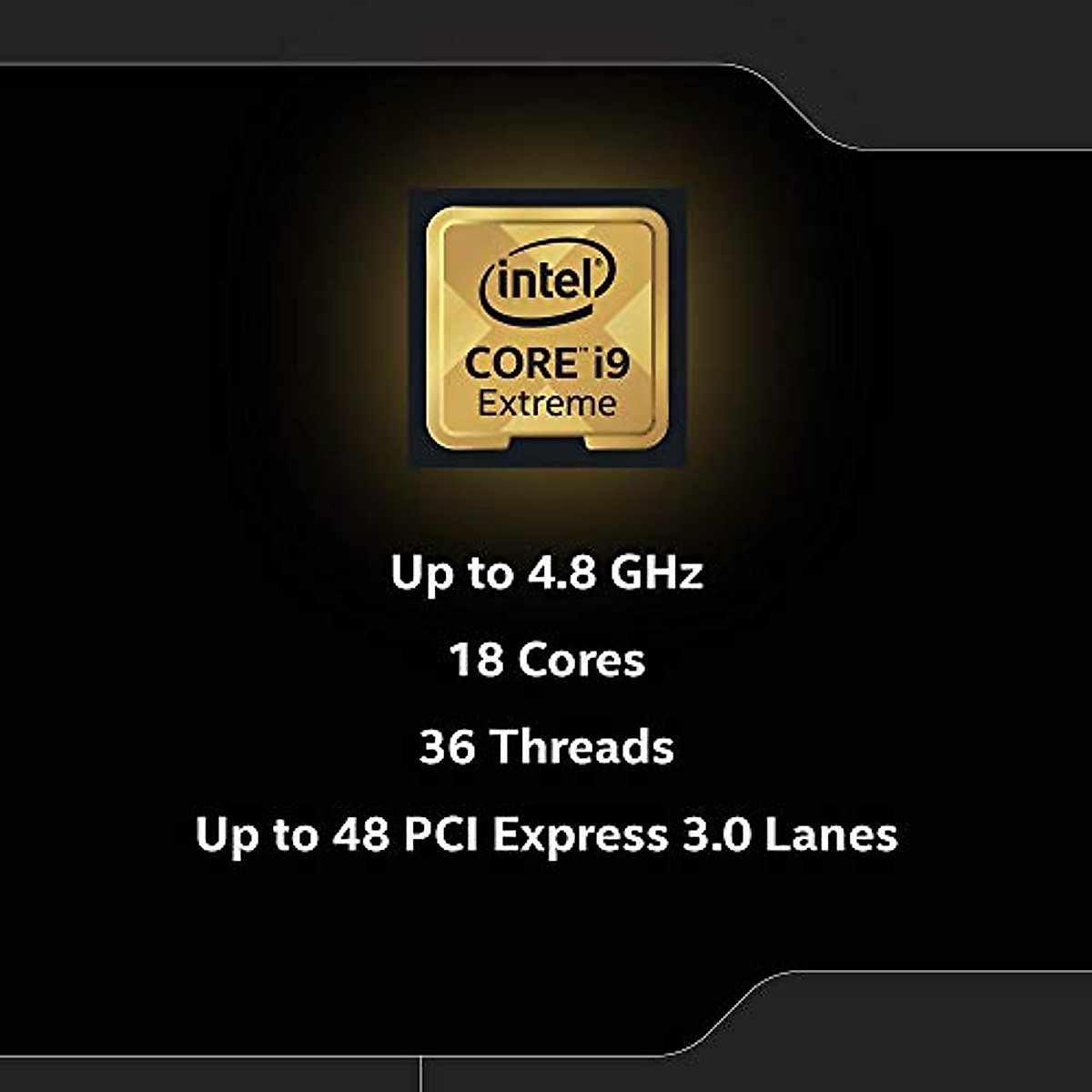 Intel Core i9-10980XE Desktop Processor 18 Cores 36 thread up to 4.8GHz Unlocked LGA2066 X299 Series 165W