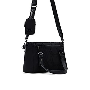 Desigual Accessories Fabric Hand Bag, Black