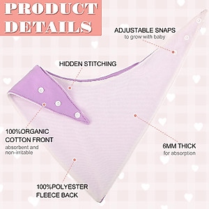 Janmercy 5 Pack Adult Drool Bandana Bibs Soft Large Absorbent Bibs Set for Special Needs Waterproof, Kids 4+ Years, Teens, Men Women(Cream. Blue, Purple, Pink, Green.)