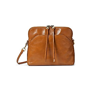 HOBO Reeva Handbag For Women - Zipper Closure With Removable Crossbody Strap, Spacious and Elegant Bag Truffle One Size One Size