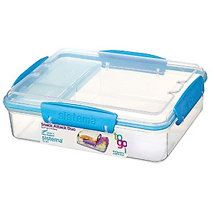 System Lunch to Go, Polypropylene, 3 Compartments, 0.97 LT, Assorted