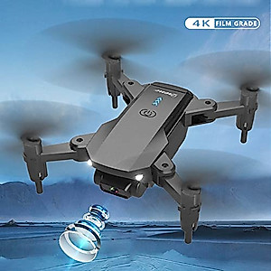 Mini Drone, 4k Dual Camera HD Aircraft FPV Drone Wifi Camera 4-Channels Remote Control Foldable Drone Maintainable App Controlled Helicopter Drone Support Take Pictures and Videos