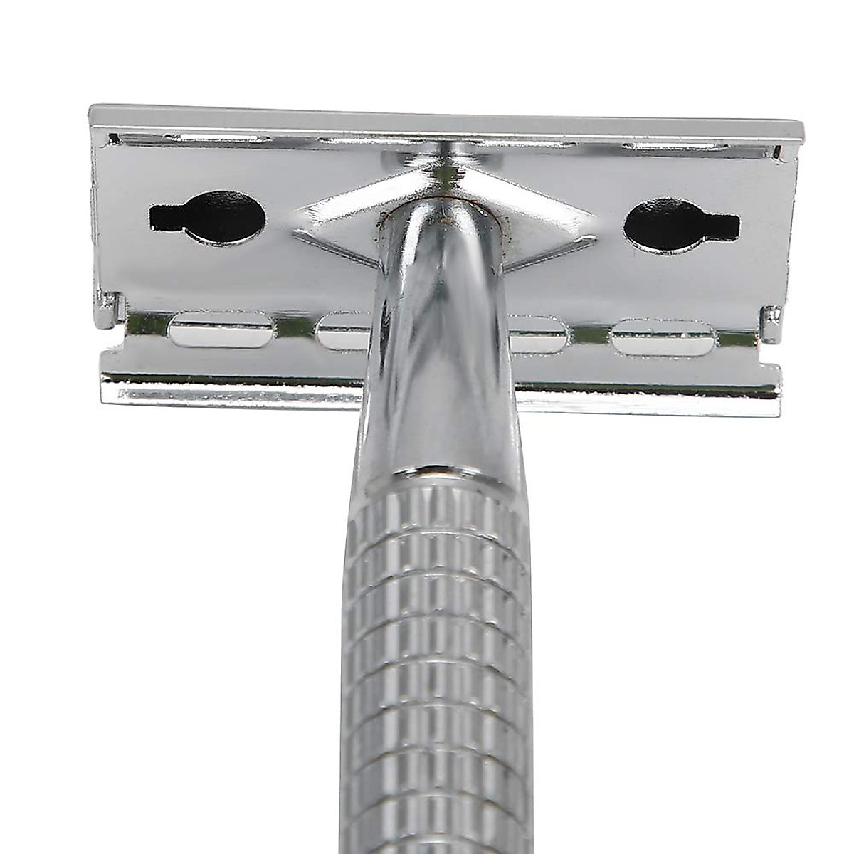Safety Razor, Double Safety Razor with Long Stainless Steel Handle, Nostalgic Safety Razor for Salon and Home Use